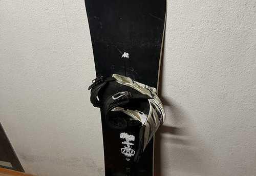 Сноуборд Burton Custom Kilroy Pow 158 см с крепами