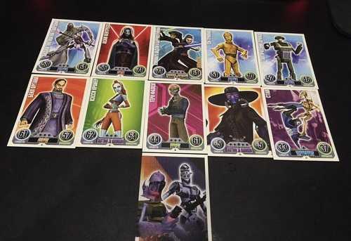 Карточки Star Wars Force Attax