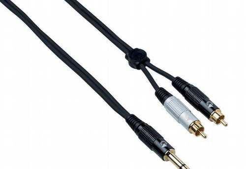 Кабель межблочный Jack-2RCA Bespeco eaysrm300 3 m