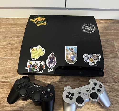 Sony Playstation 3 Slim 320 gb 2 джоя игры