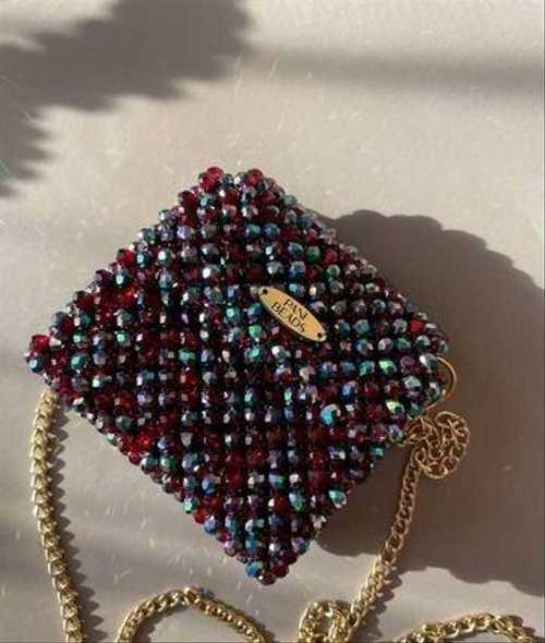 Сумка "Pani Beads" - Model: Klid. Красный