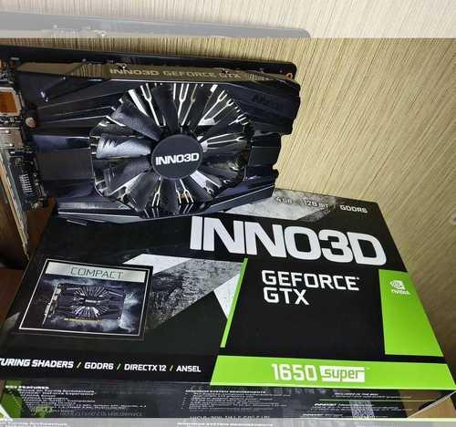 Видеокарта gtx 1650 super 4gb inno3d