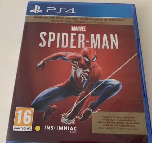 Игра Spider Man PS4