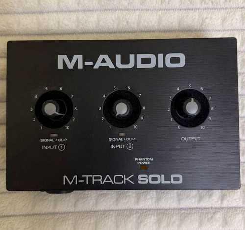 Звуковая карта m audio m track solo