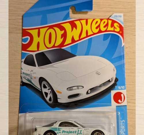 Hot Wheels Mazda Rx-7 (Белый)