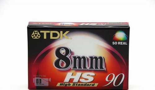 Видеокассета TDK HS90 8 мм