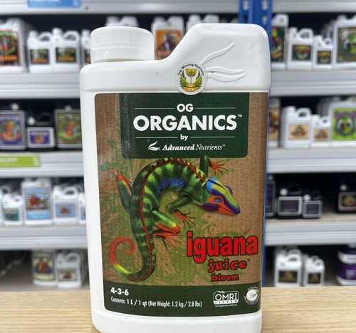 Удобрение AN Iguana Juice Organic Bloom 1 л