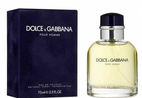 Dolce Gabbana Pour Homme eau de toilette 75 мл