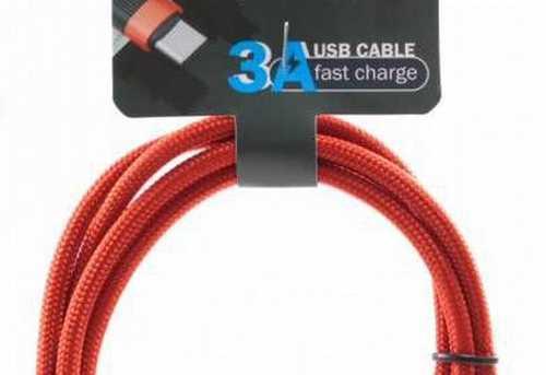 USB Кабель Type-C loop, 2.4A, Красный