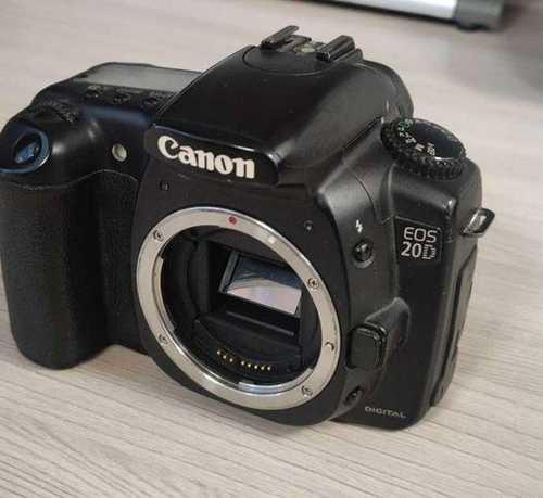 Фотоаппарат на запчасти canon eos 20d