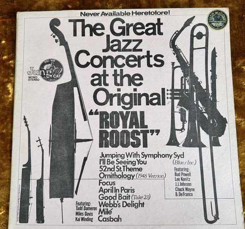 The Great Jazz Concerts AT The Original "Royal Roo