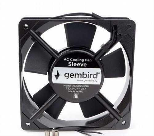 Вентилятор Gembird, 120x120x25, AC, 220, втулка