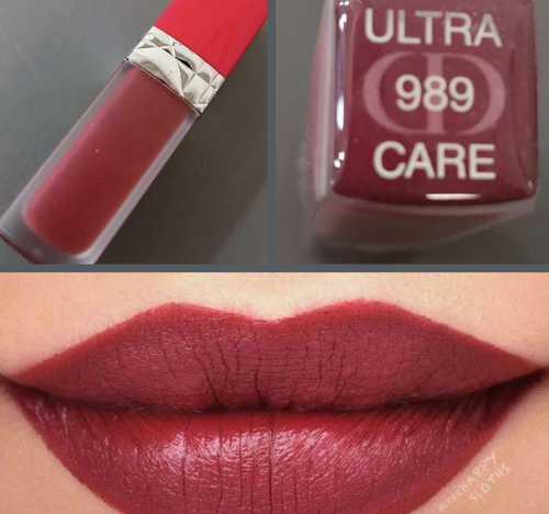 Dior rouge ultra liquid помада 989