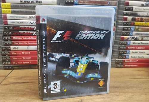 F1 Championship Edition PS3
