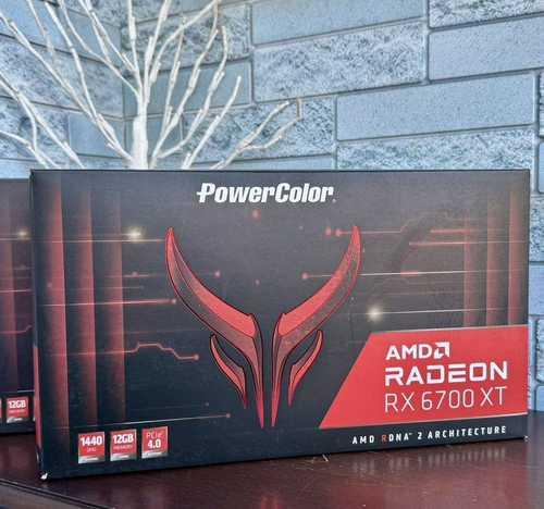 Видеокарта Rx 6700 XT 12GB PowerColor/Пломба