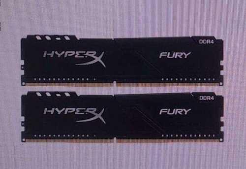 Оперативная память Kingston Hyperx fury Black