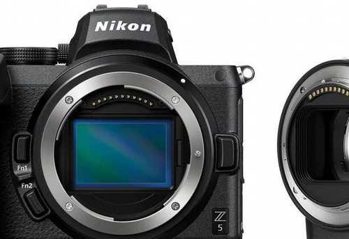 Nikon Z5 Body + FTZ Mount Adapter (Новый)