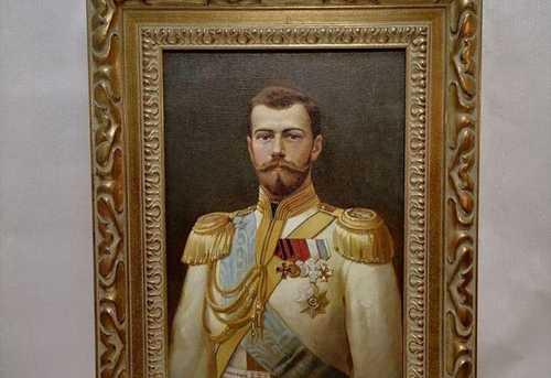 Картина маслом портрет Николая 2