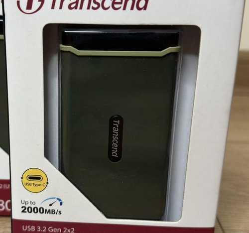 Внешний SSD Transcend ESD380C 2Tb 2000 Мб/с Новый