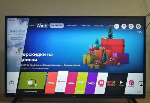 Телевизор 43 дюйма LG 43UK6200 4K Smart TV