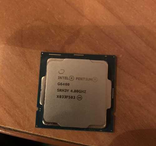 Процессор Intel core Pentium g6400 Gold