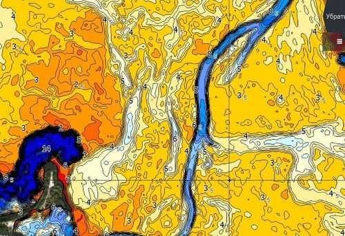 Карта глубин матырского водохранилища липецк