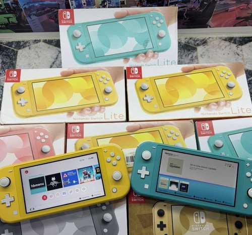 Прошитая Nintendo Switch Lite куча игр бесплатно