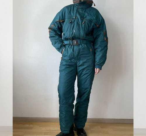 Винтажный горнолыжный комбинезон fila