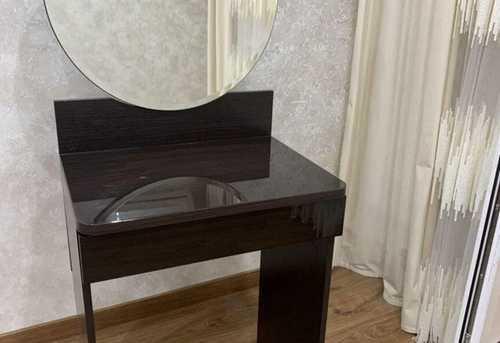 Стол туалетный с зеркалом мебель Черноземья
