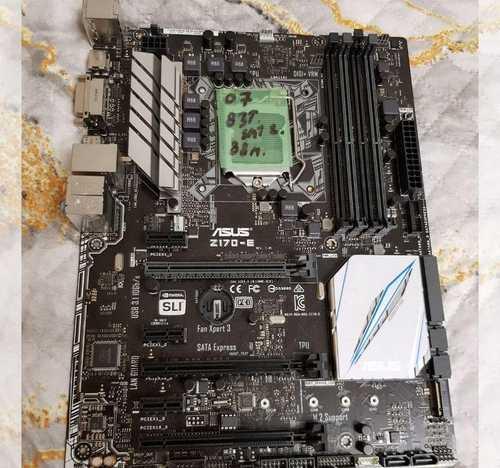 Материнская плата Asus z-170-e