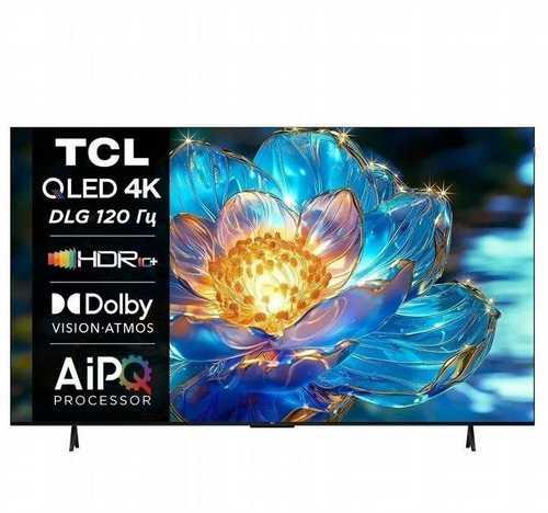 Телевизор qled TCL 75" 75T7B 4K Ultra HD, SMART черный