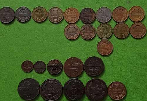 Кладовые медные монеты Российской империи