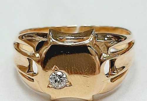 Кольцо золото 750 с бриллиантом