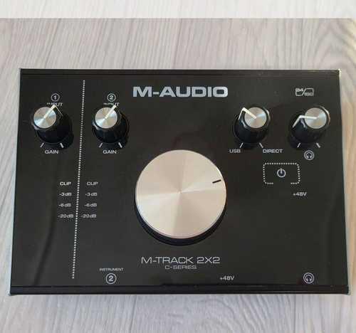 Внешняя звуковая карта M-Audio M-Track 2X2 б/у