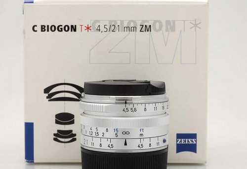 Zeiss 21mm f/4.5 C Biogon T* ZM