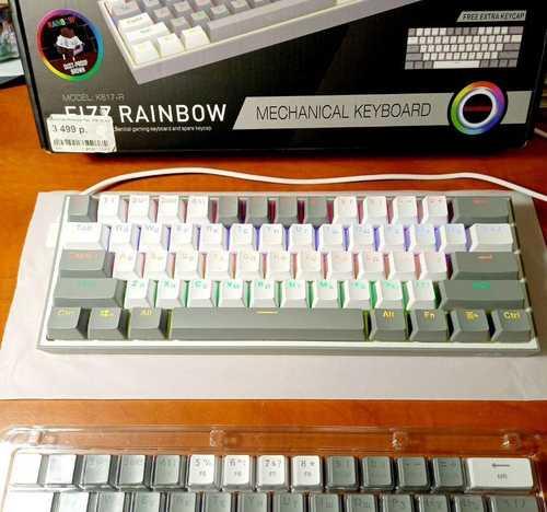 Механическая клавиатура redragon fizz k617 rgb