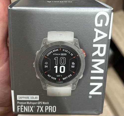 Часы garmin fenix 7X Pro Sapphire Solar Fog Gray