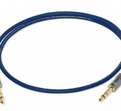 Аудио кабель daxx R162-10 6.3mm Jack-Jack 1m