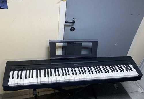Цифровое пианино yamaha p45 + стойка