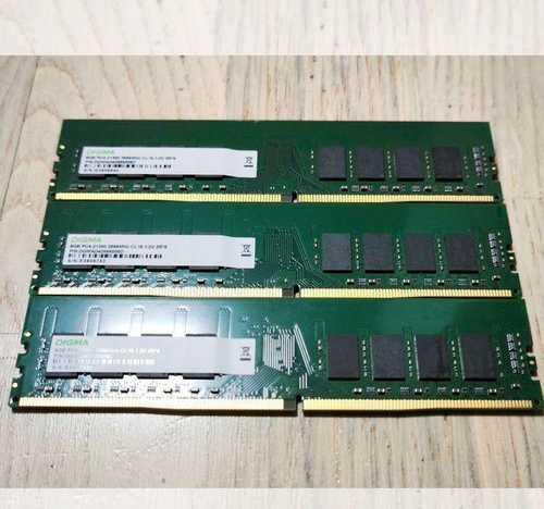 Оперативная память Digma DDR4 8Gb 2666MHz