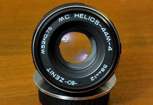 Объектив Helios-44M-4 на Nikon f