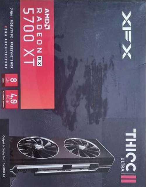 Видеокарта XFX rx 5700XT thicc ll Ultra 8 Gb