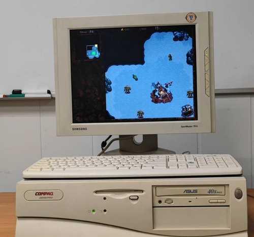 Брендовый ретро пк Compaq Pentium 120