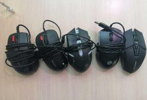 Продам 5 компьютерных мышек на запчасти