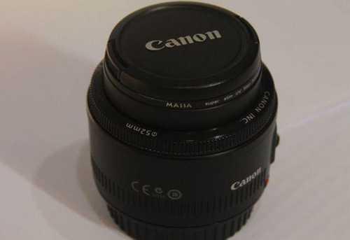 Canon lens ef 50mm 1 1.8 ii