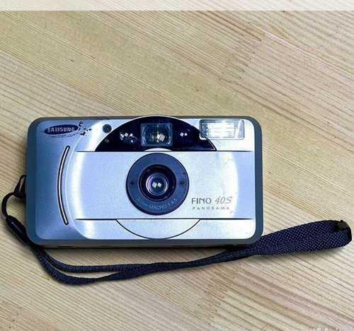 Винтажный пленочный фотоаппарат Samsung fino 40s