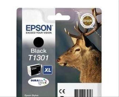 Картридж Epson C13T13014010 T1301 Black черный