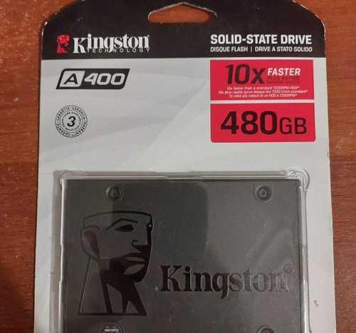 Накопитель SSD SATA III 2.5 Kingston A400 480GB