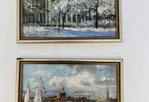 Картина маслом пейзаж Санкт-Петербург