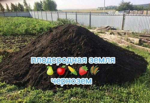 Плодородный грунт земля чернозем